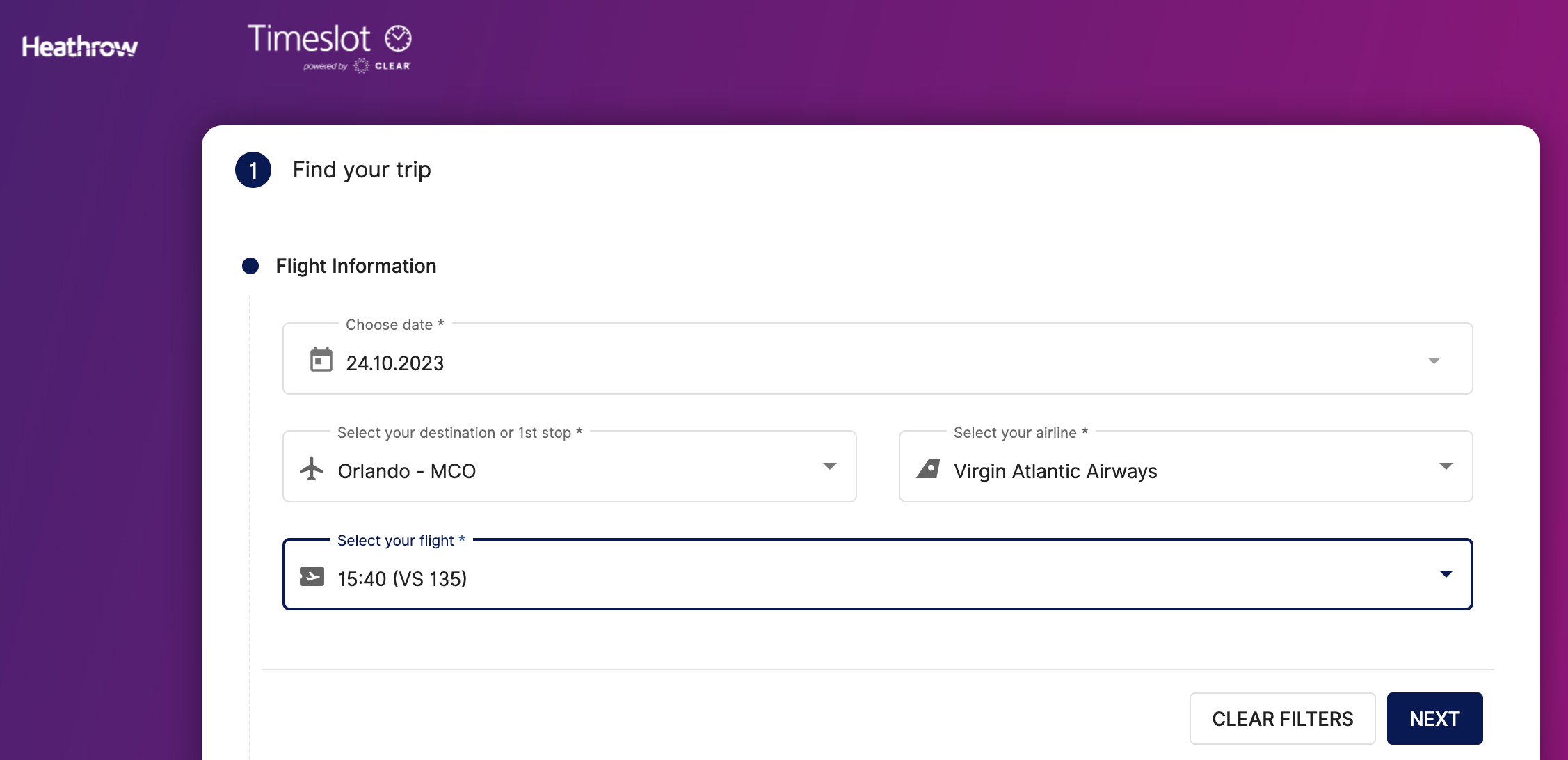 Airport Trial: Bypass Heathrow Security Queues with Timeslot by CLEAR